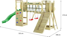 Marimex | Dětské hřiště Marimex Play Basic 010 + zelená skluzavka | 11640589