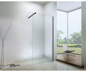 Mexen sprchová zástěna WALK-IN, 120 cm, černo-čirá, 850-120-000-70-00
