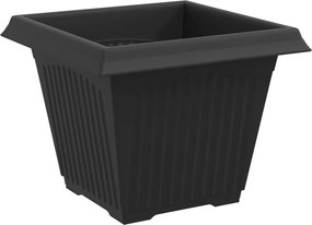 Květináče 6 ks Černá Plast 3403302