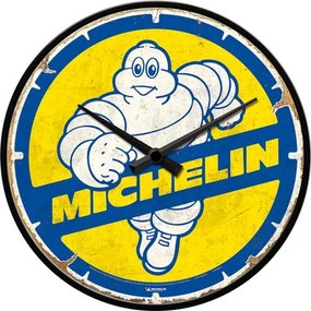 Postershop Nástěnné hodiny - Michelin - Bibendum 80s