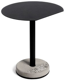 Lyon Beton jídelní stoly Donut Round Cutaway Bistro Table In Black