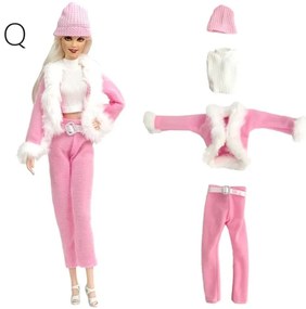 Módní oblečení pro Barbie - sada oblečení s doplňky Varianta: Q