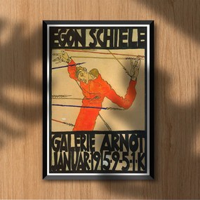 Retro plakát Na výstavě v Galerii Arnn