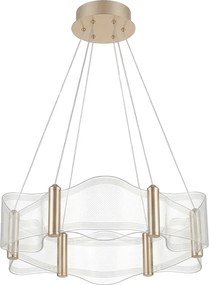 Toolight Rea, ZÁVĚSNÁ STROPNÍ LAMPA G151-CP GOLD, OSW-04707