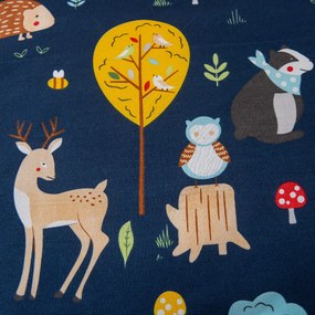 Povlečení z mikrovlákna ANIMALS modré Rozměr povlečení: 2 ks 70 x 90 cm | 200 x 220 cm