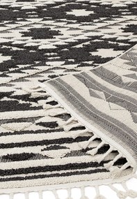 Černý koberec Lendl Black Rozměry: 80x240 cm