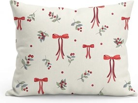 Bavlněný povlak na polštář HOLLY BOWS 45x45 cm, barevný