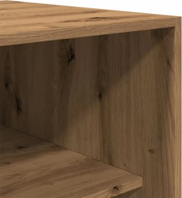 Šatní skříň dub artisan 80 x 50 x 200 cm kompozitní dřevo 3307800