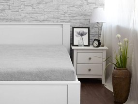 XPOSE® Froté  prostěradlo Exclusive  - světle šedé 90x200 cm