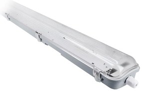 Solight stropní osvětlení prachotěsné, G13, pro 2x 120cm LED trubice, IP65, 127cm