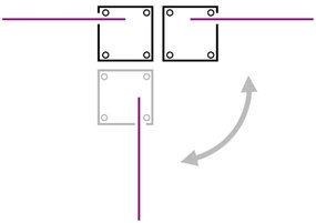 vidaXL Marketos Zatahovací boční markýza / zástěna antracitová 120 x 1000 cm
