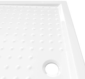 Sprchová vanička s puntíky bílá 80 x 120 x 4 cm ABS,  148901