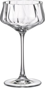Crystal Bohemia Cettia optic sklenice na martini 300 ml 6 ks