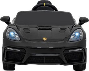 Elektrické autíčko Porsche Spyder RS ​​718 MP4 černé