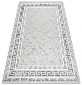 Dywany Luszczow Kusový koberec GLOSS 2813 57, rám, řecký slonová kost / šedá Rozměr koberce: 140 x 190 cm