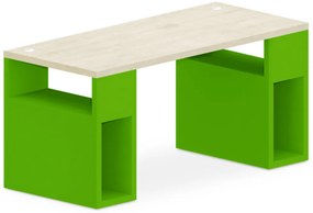 Artspect DS304-D-1607 - Stůl s úložnými podnožemi 160x70cm - Mamba green