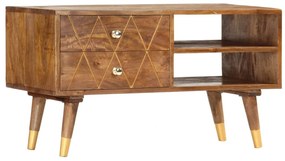 TV stolek Eliza - masivní mangovníkové dřevo | 85x35x47 cm