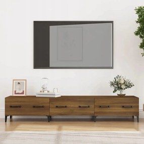 Fionshop 263596309 Tv skříňka hnědý dub 150 x 34,5 x 30 cm kompozitní dře