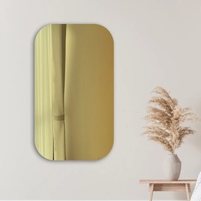 Zrcadlo Puro Mirel - gold glass Rozměr: 50 x 100 cm