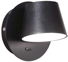 Ideal Lux | Ideal Lux - LED Nástěnné svítidlo GIM LED/6W/230V černá | ID167121