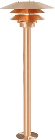 NOR 10600725 Venkovní sloupkové svítidlo Venø 1x60W E27 měď čirá - NORDLUX