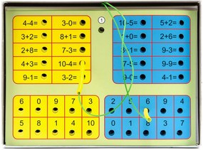 SVOBODA VOLTÍK Hra Sčítání a odčítání do 20 elektronická na baterie Světlo sv65010