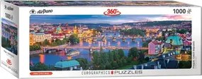 EUROGRAPHICS Panoramatické puzzle Praha, Česká republika / 1000 dílků