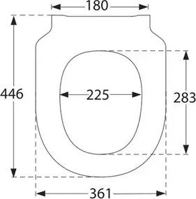 Villeroy  Boch Subway 3.0 - WC sedátko, softclose, alpská bílá