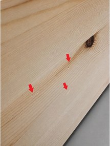 Dvoulůžková postel z borovicového dřeva bez čela s roštem 180x200 cm v přírodní barvě Ziggy - II. jakost – Karup