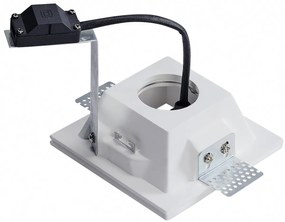 SLV 148071 Plastra downlight, vestavěné sádrové svítidlo, 1x35W GU10 rozměr 13x13cm