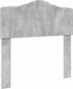 Rám postele Betonově šedá 90 x 190 cm Masivní borové dřevo 3412955