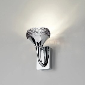 Axolight Fairy, designové nástěnné svítidlo,  1x6,6W LED, kouřové sklo, výška 14,7cm