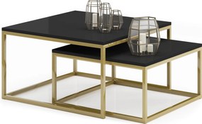 ADRK Furniture Konferenční stolek 2v1 KAMA CT-KAM-G-B