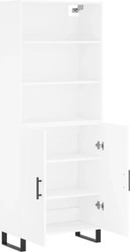 Skříň highboard bílá 69,5 x 34 x 180 cm kompozitní dřevo 3189277