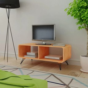 243006 vidaXL TV stolek 90 x 39 x 38,5 cm dřevěný hnědý