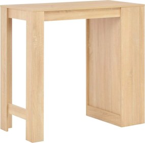 Barový stůl s regálem dub 110 x 50 x 103 cm 280213