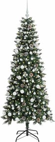 Umělý vánoční stromeček Zelená 180 cm PVC, plast a ocel 3395823