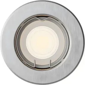 Philips Peridot nikl O8,3 cm / Vestavné svítidlo / GU10 / 7W / IP20