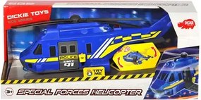 DICKIE Helikoptéra policie Special Forces modrá / Helikoptéra / Plast