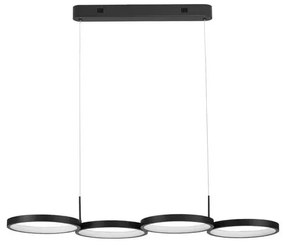 LED lustr Magnus 84 černé