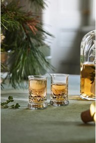Skleničky v sadě 2 ks na panáky 30 ml Christmas – Holmegaard