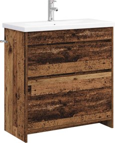 Sada koupelnového nábytku Staré dřevo 81 x 40 x 84,5 cm 3404272