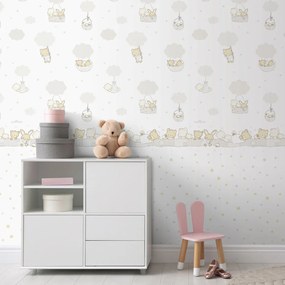 Dětská samolepící bordura se zvířátky 471-1, Pippo, ICH Wallcoverings