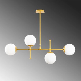 OPVIQ Závěsné osvětlení MUDONI mosaz 98 cm 892OPV1809