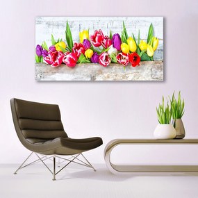 Plexisklo-obraz Tulipány Květiny Příroda 120x60 cm