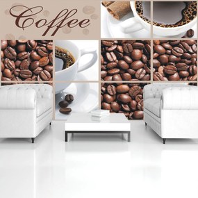 Fototapeta - Coffee - nápis (152,5x104 cm)