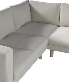 Potah na pohovku IKEA Norsborg rohová 4-místná barva šedá látka sametová