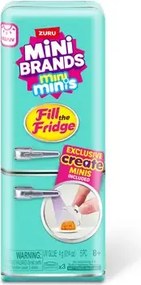 ZURU Mini Brands Fill the Fridge / Hrací set / miniatury a lednička s