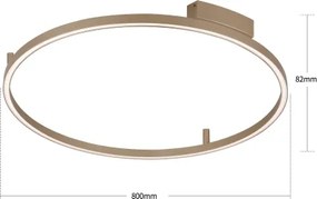 Brilagi - LED Stmívatelné svítidlo PORTOFINO LED/60W/230V pr. 80 cm béžová + DO