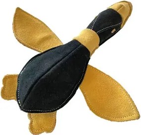 PafDog Kachna Doris Hračka pro psy z kůže a juty 30cm